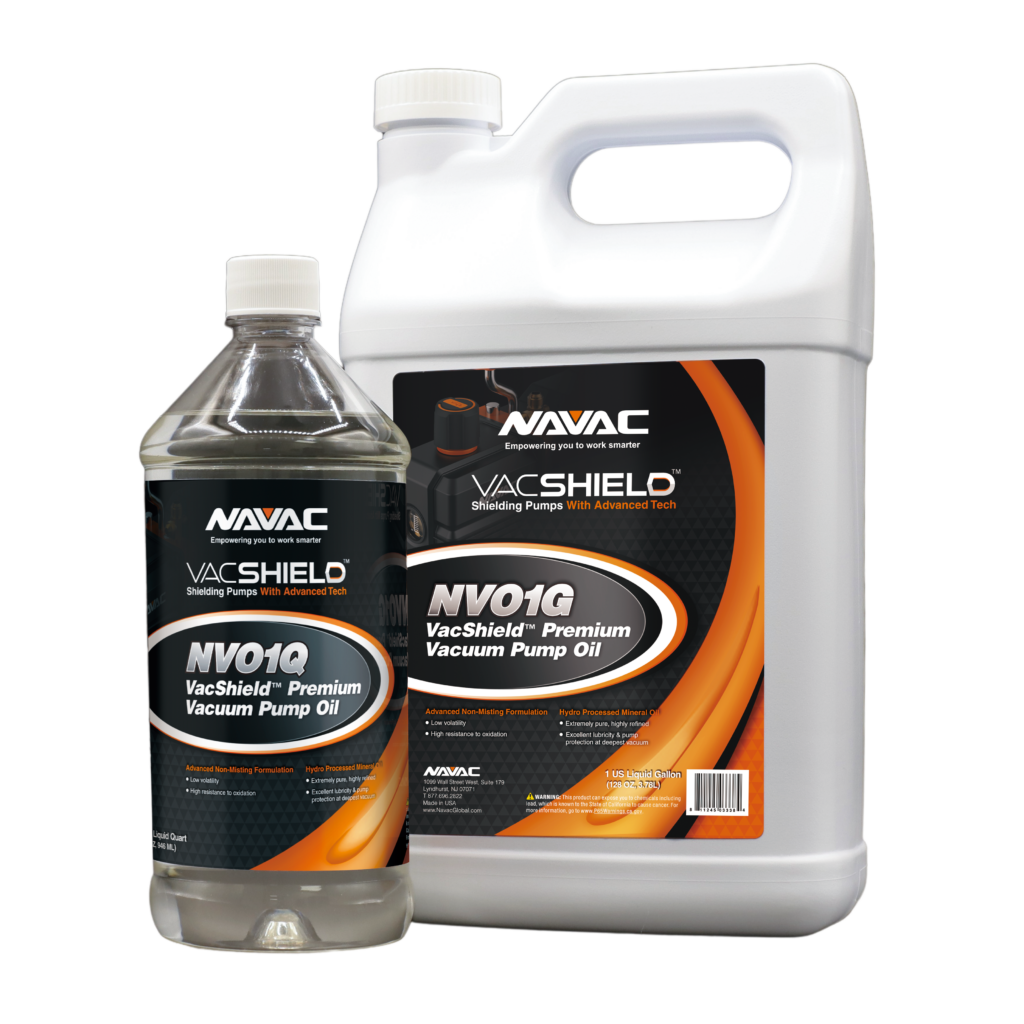 VACSHIELD Non-Misting Vacuum Pump Oil | NAVAC