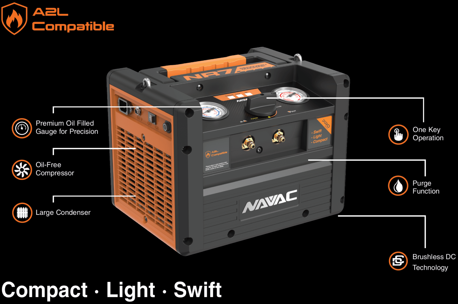NAVAC Recovery Unit NR7 | HVAC Recovery Unit