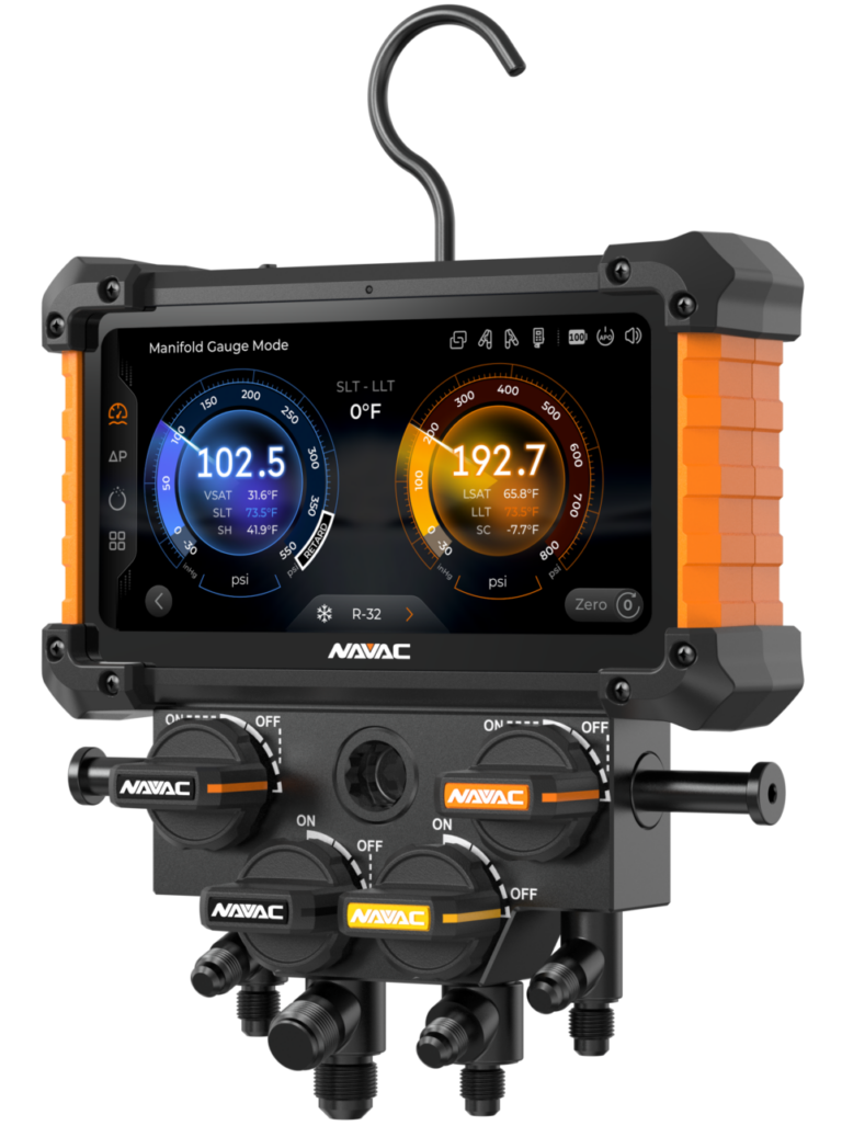 NEXUS™ 2 Digital Manifold Gauge, 4-Valve NX4G/NX4GV - NAVAC