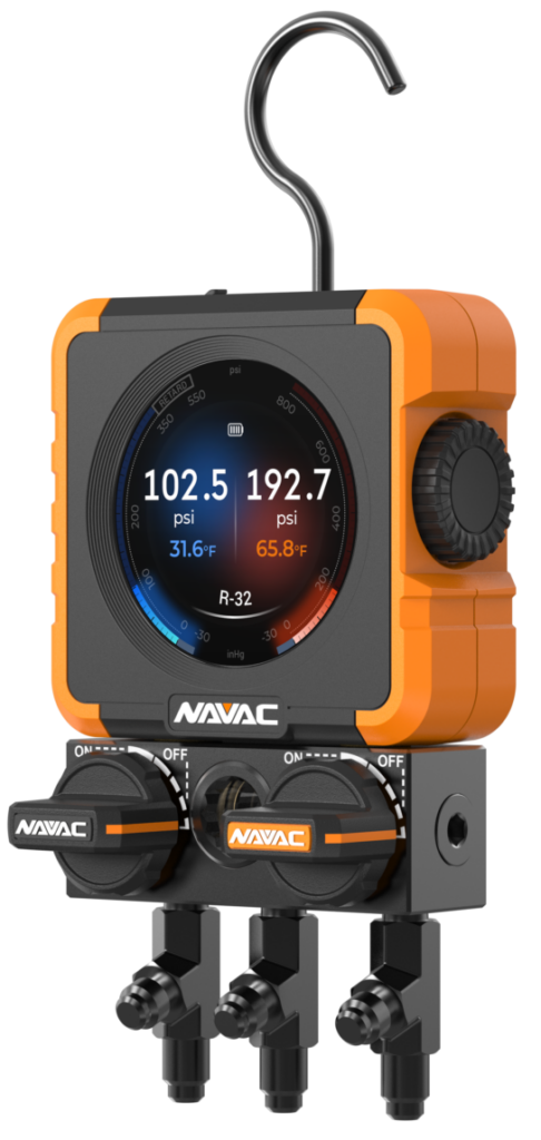Flex 1 Manifold Gauge w/HD Color Graphic Interface N1DX - NAVAC